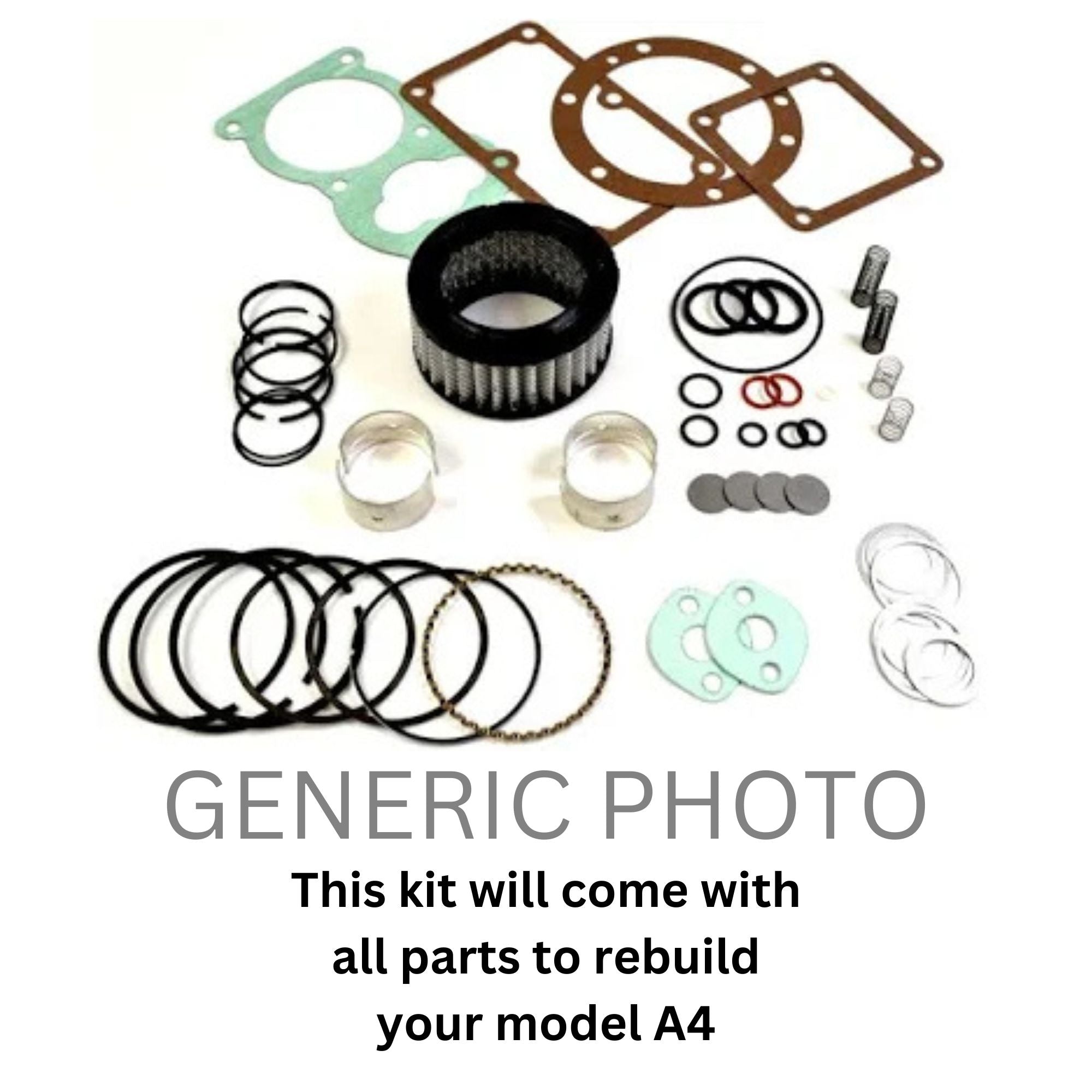Major Overhaul Kit for Quincy Model A4 (ROC 3-16) – Compressor Components Company